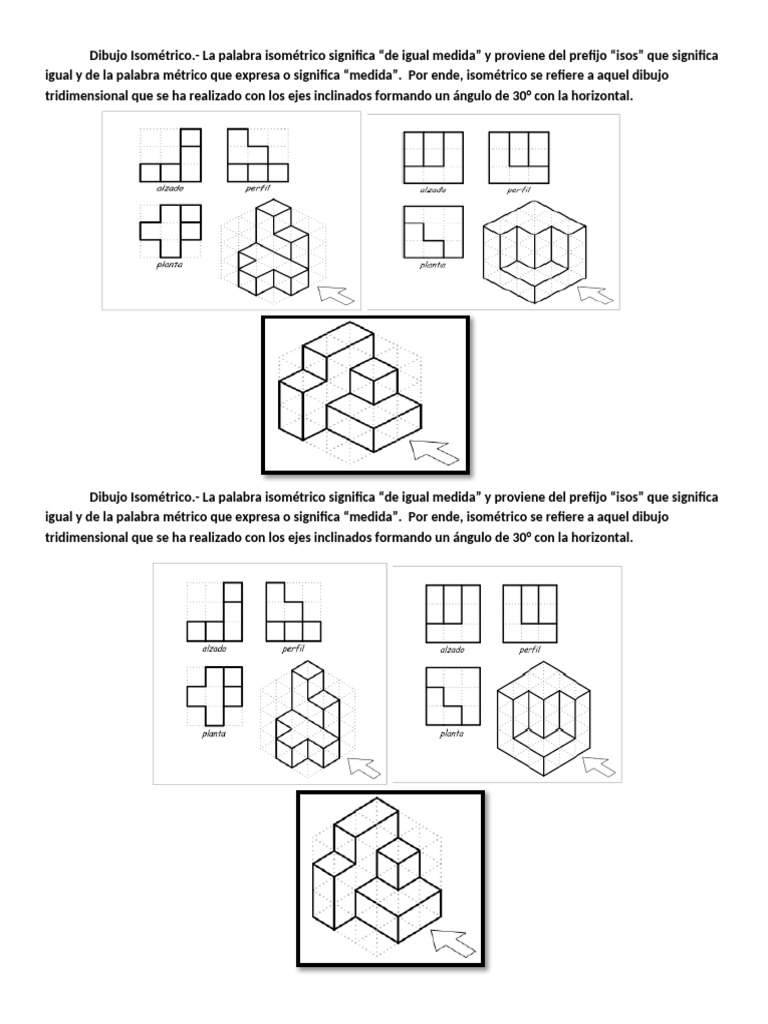 Dibujo Isométrico | PDF
