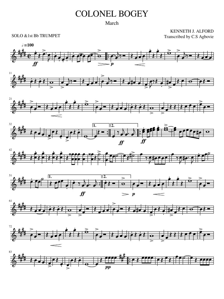 COLONEL_BOGEY TRUMPET 1 | PDF