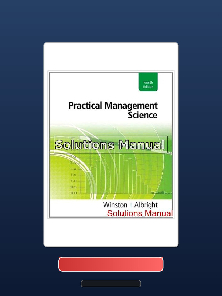 Complete Bundle Practical Management Science 4th Edition Winston | PDF ...