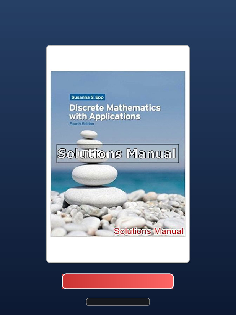 Complete Bundle Discrete Mathematics With Applications 4th Edition Susanna | PDF | Mathematical ...