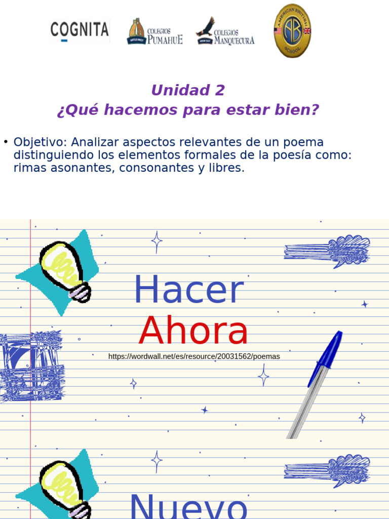 Analizar Aspectos Relevantes de Un Poema Distinguiendo Los Elementos ...