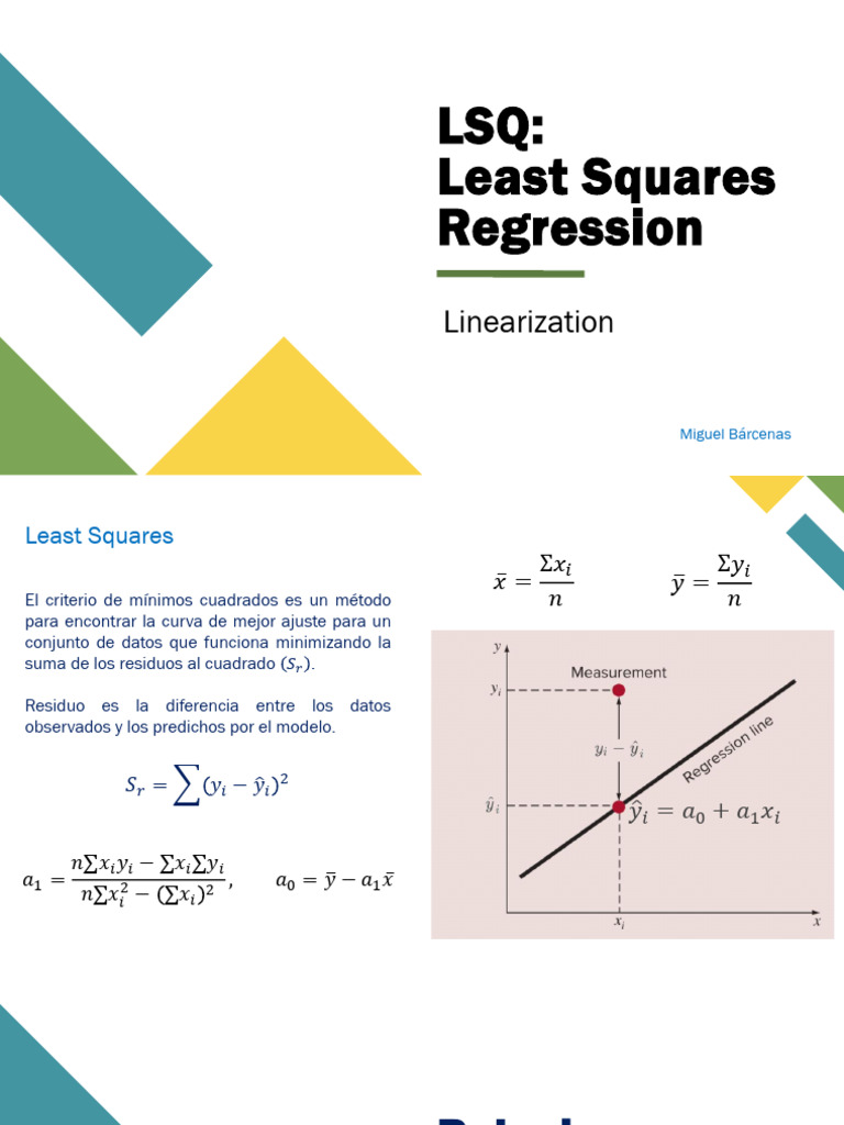 LSQ Linearization | PDF | Matemáticas Aplicadas