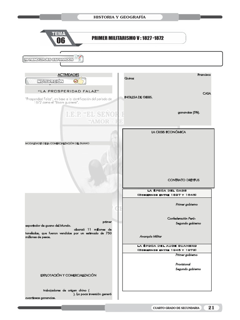 Modulo Castilla y La Prosperidad Falaz | PDF | Perú