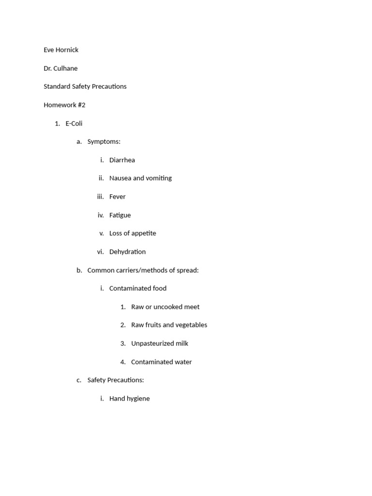 Standard Safety Precautions 5 Diseases | PDF | Lyme Disease | Rabies