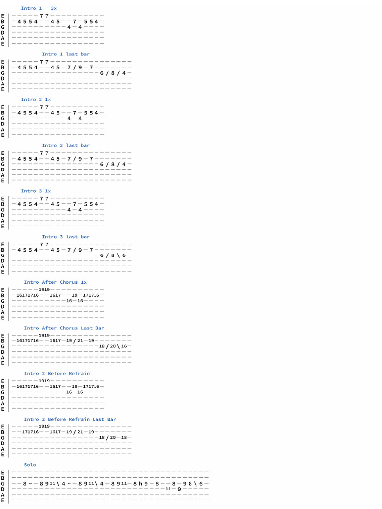 All That Has Breath Praise Lead Tabs | PDF