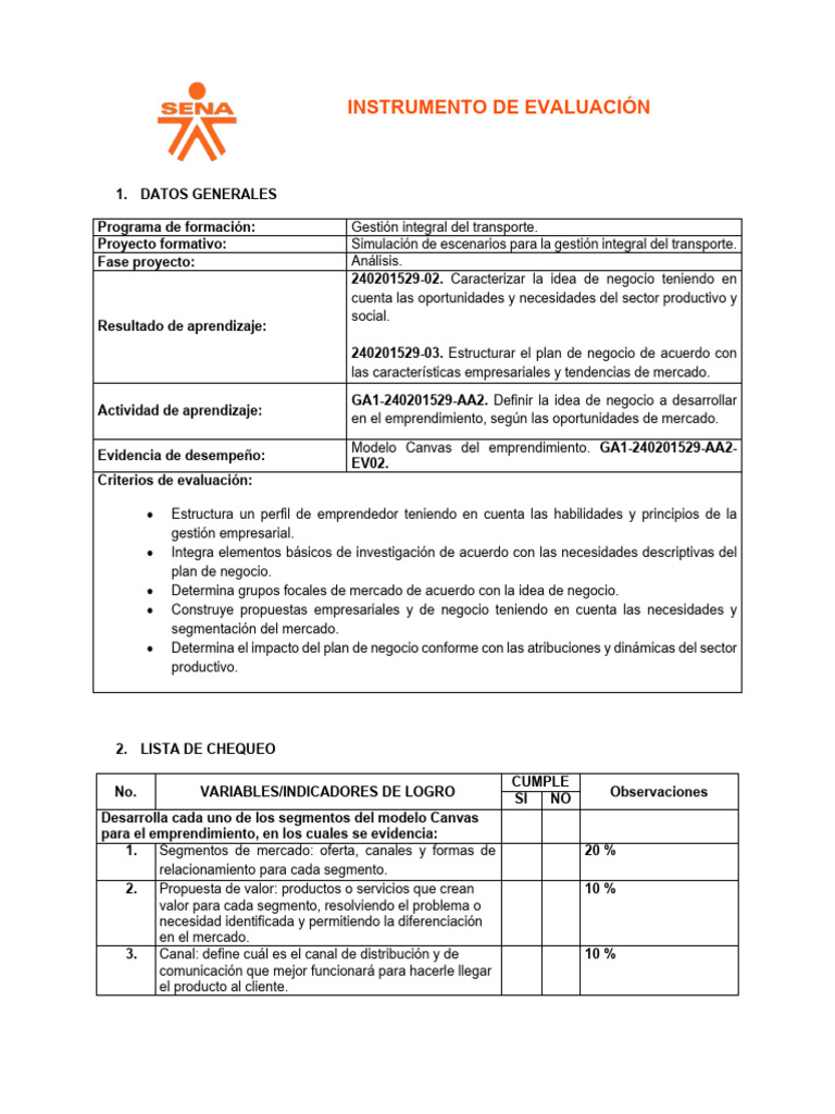 Ie Ga1 240201529 Aa2 Ev02 | PDF | Plan de negocios | Iniciativa empresarial
