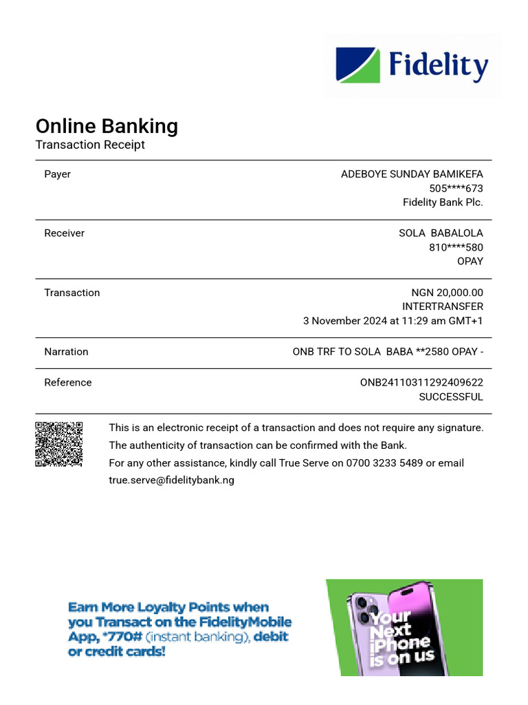 Transaction Receipt | PDF