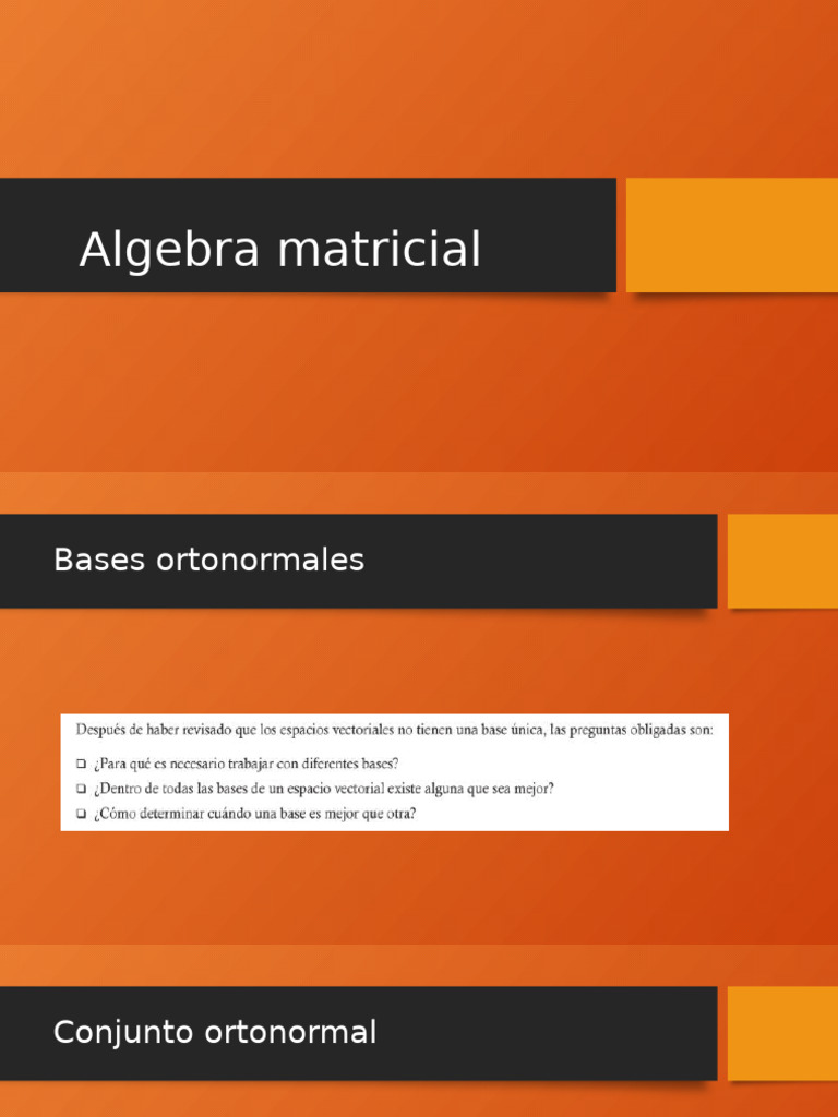 Teoria 9-2025-1 | PDF | Base (álgebra lineal) | Vector Euclidiano