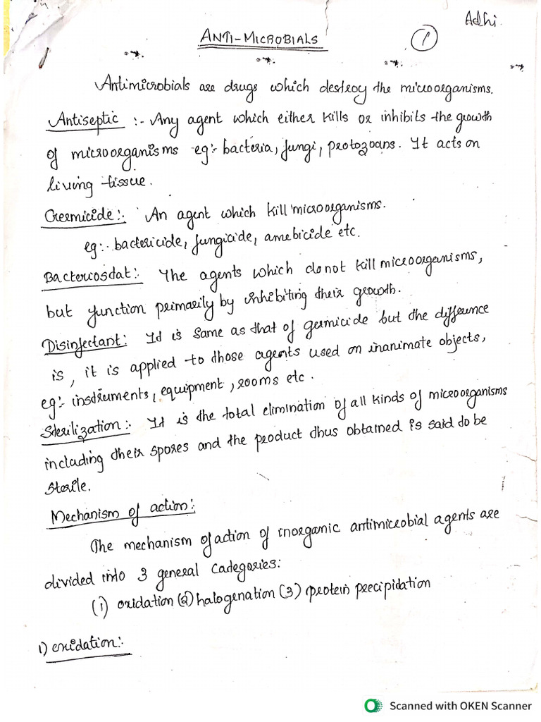 Antimicrobials | PDF