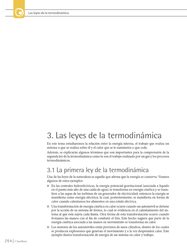Leyes Termodinamica | PDF | Temperatura | Calor