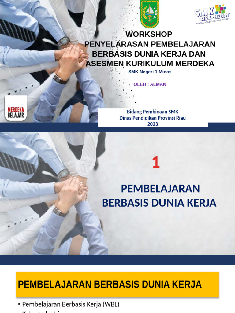 Pembelajaran Berbasis Dunia Kerja Dan Asesmen IKM | PDF