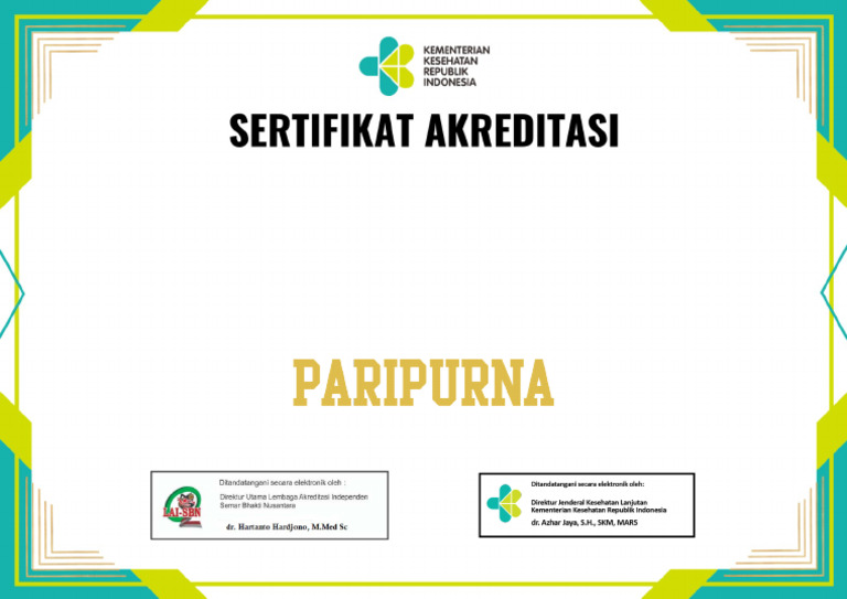 Akreditasi UTD | PDF