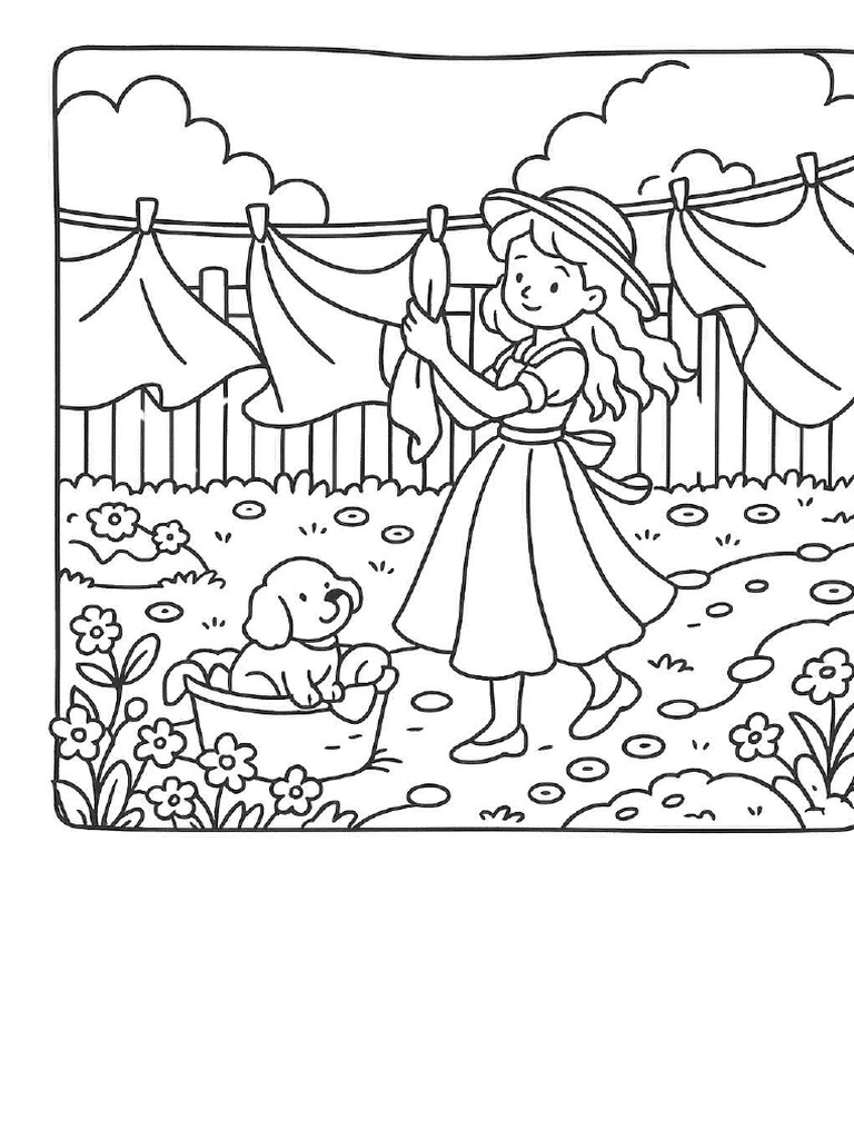 Girls Coloring Pages | PDF