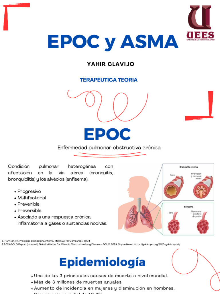 EPOC y Asma - Terapéutica G1 | PDF | Enfermedad pulmonar obstructiva ...