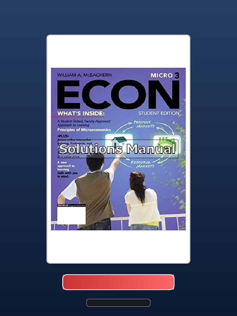 Complete Bundle ECON Micro 2 2nd Edition McEachern | PDF ...