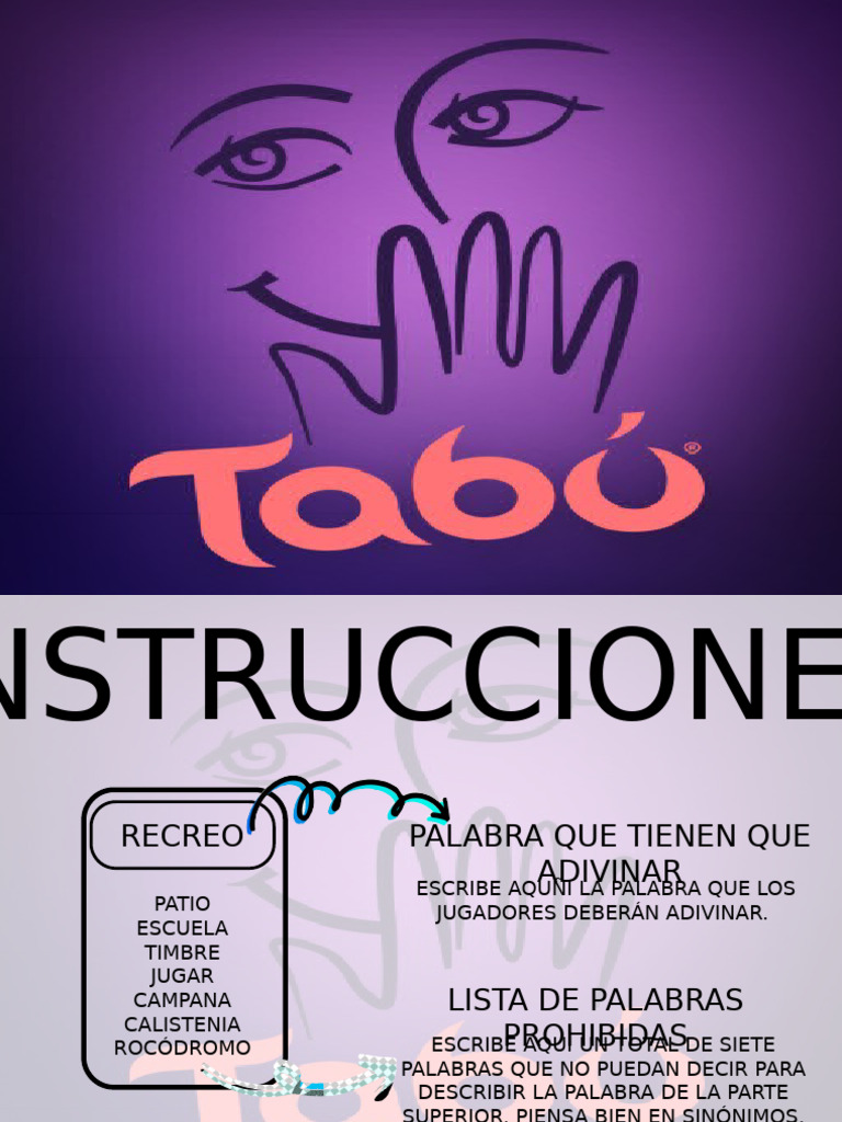 Juego Tabú | PDF