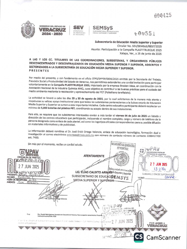 Circular Sev Semsys 0217 2025 | PDF