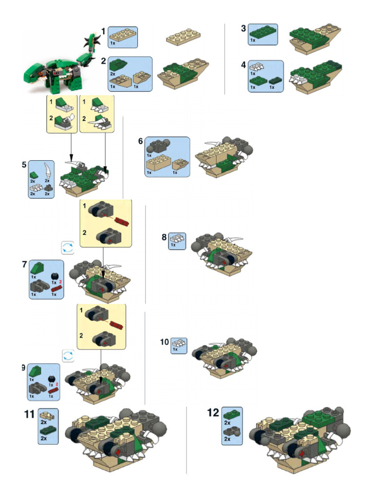 LEGO Creator Mighty Dinosaurs 31058 | PDF