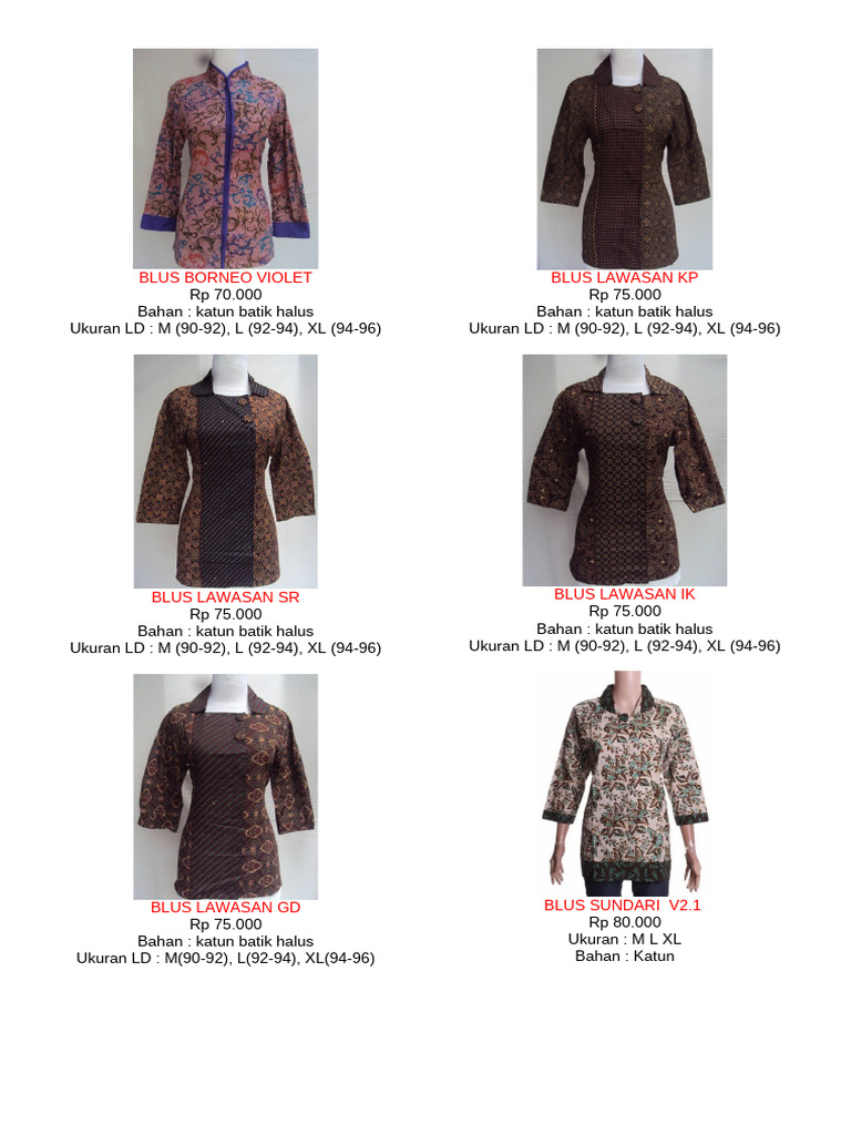 Katalog Batik | PDF