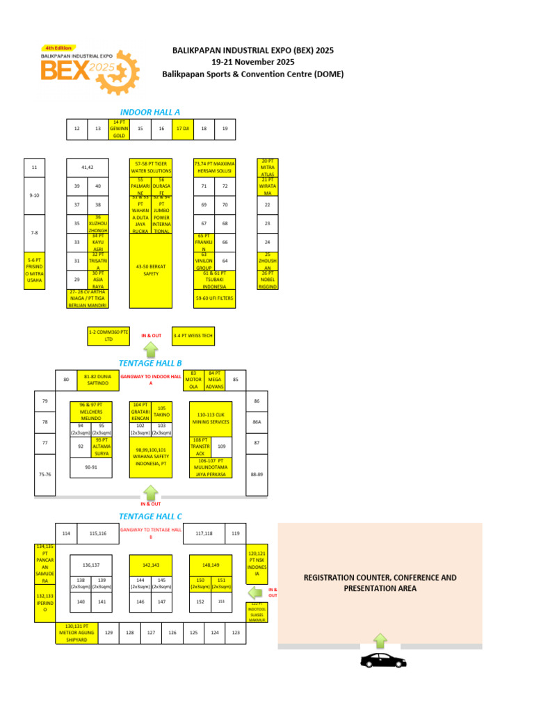 Updated Floorplan - BEX 2025 | PDF