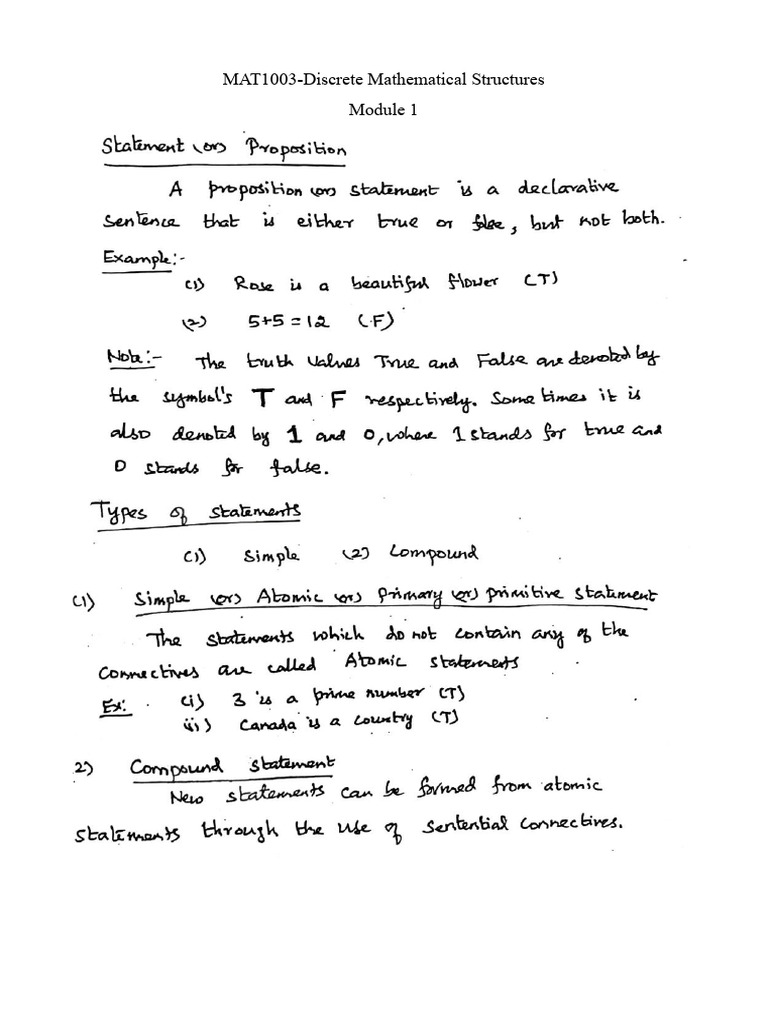 Logic Proposition | PDF