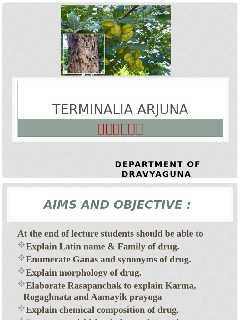 Terminalia Arjuna | PDF