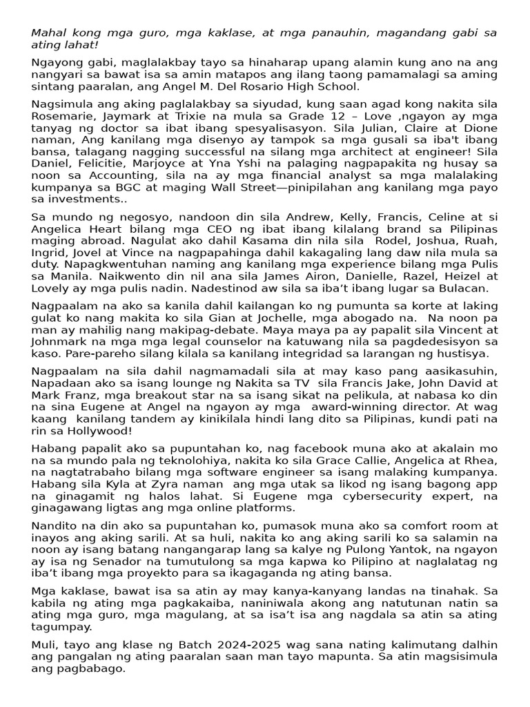 Class Prophecy | PDF