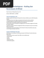 CP Koding Dan Kecerdasan Artifisial (Fase E Dan F) | PDF
