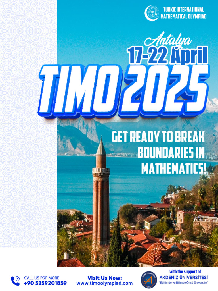 TIMO 2025 Global Round Program | PDF