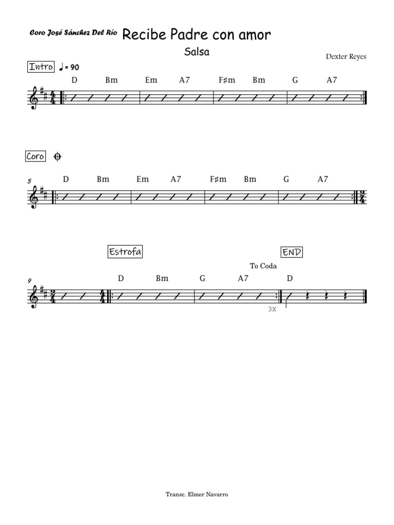 Presentación de Las Ofrendas - Recibe Padre Con Amor - Dexter Reyes | PDF