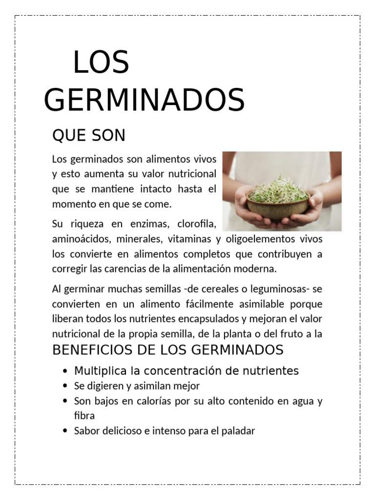 Los Germinados Adri | PDF | Alimentos | Nutrición