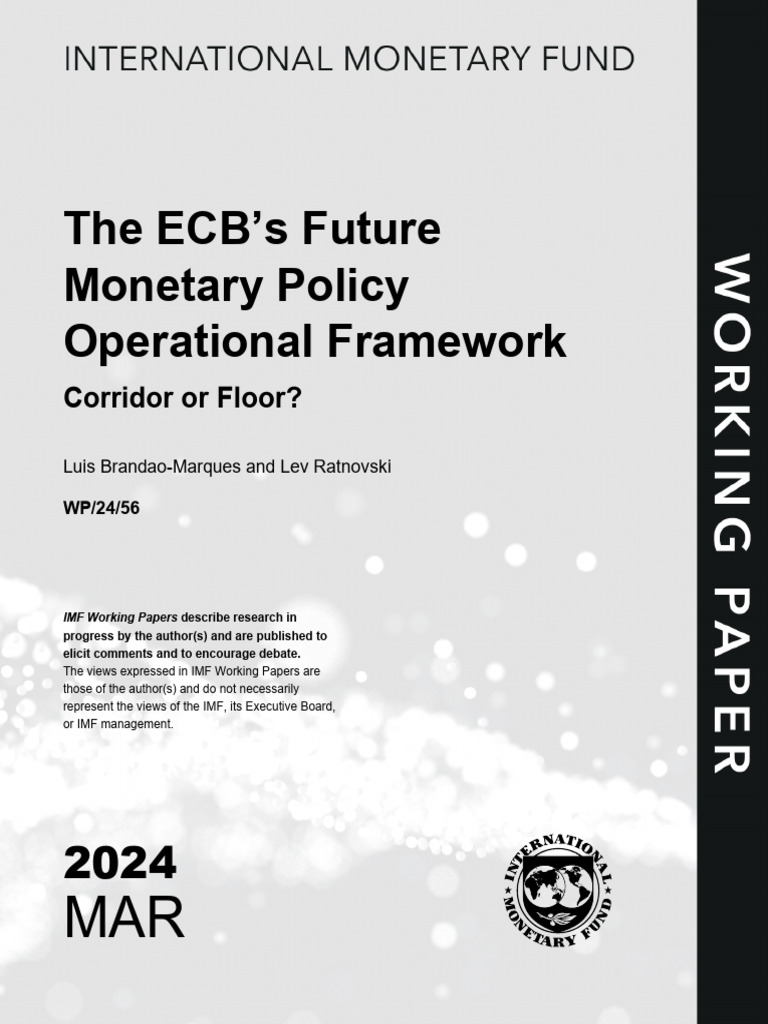 The ECB's Future Monetary Policy Operational Framework | PDF | Central ...