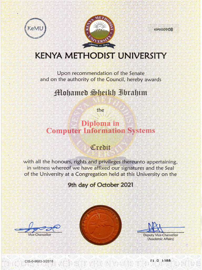 My Certificate Transcripts | PDF