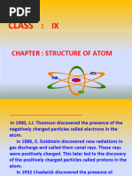 Grade 8 Atomic Structure - Notes... | PDF | Ion | Atoms
