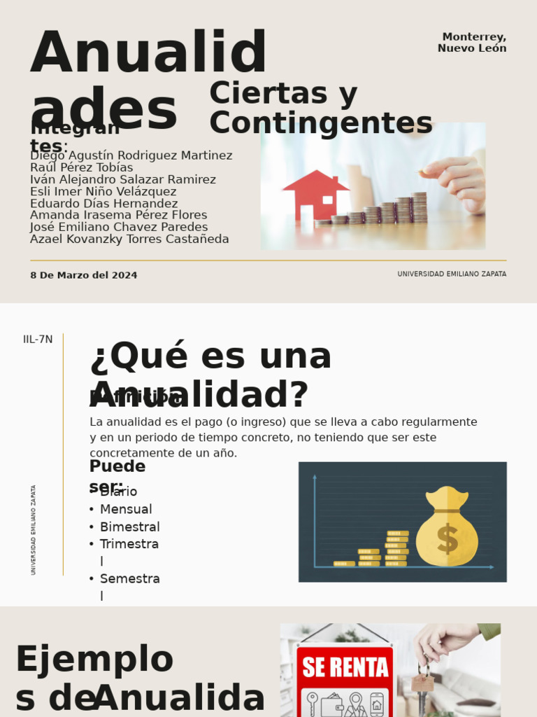 Anualidades | PDF | Economias