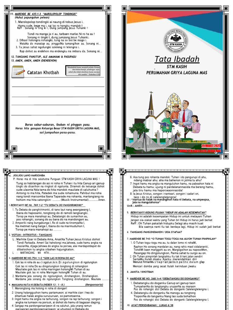 Tata Ibadah STM Kasih Griya Laguna Mas | PDF