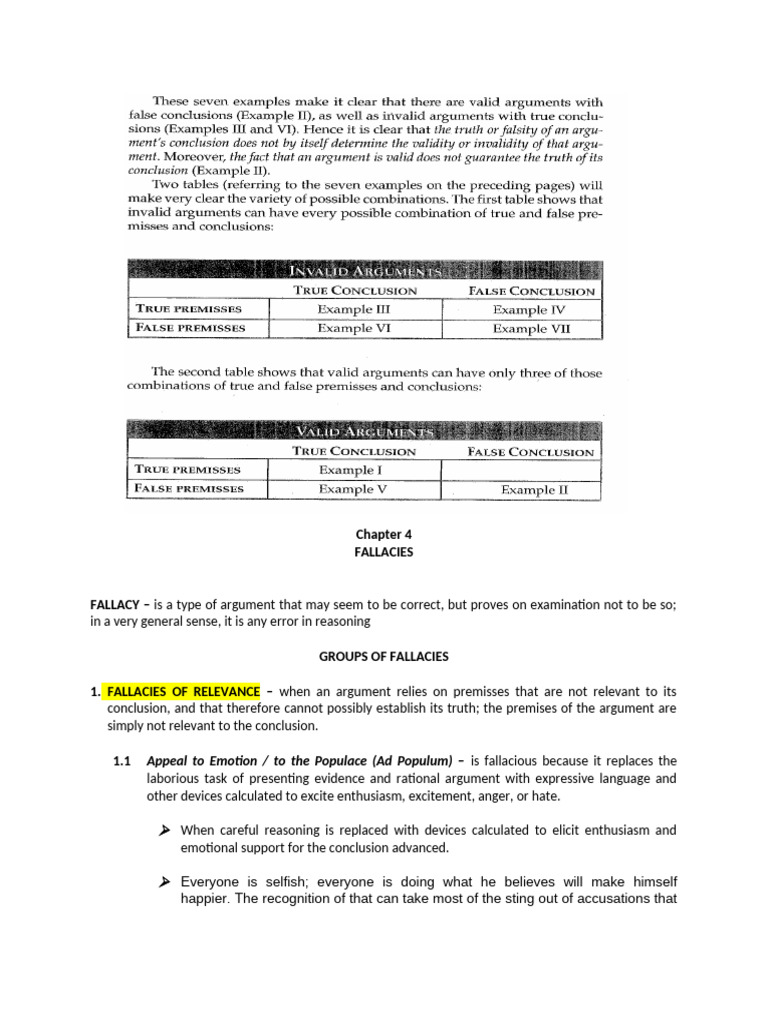 Legal Techniques and Logic 4 | PDF | Fallacy | Argument