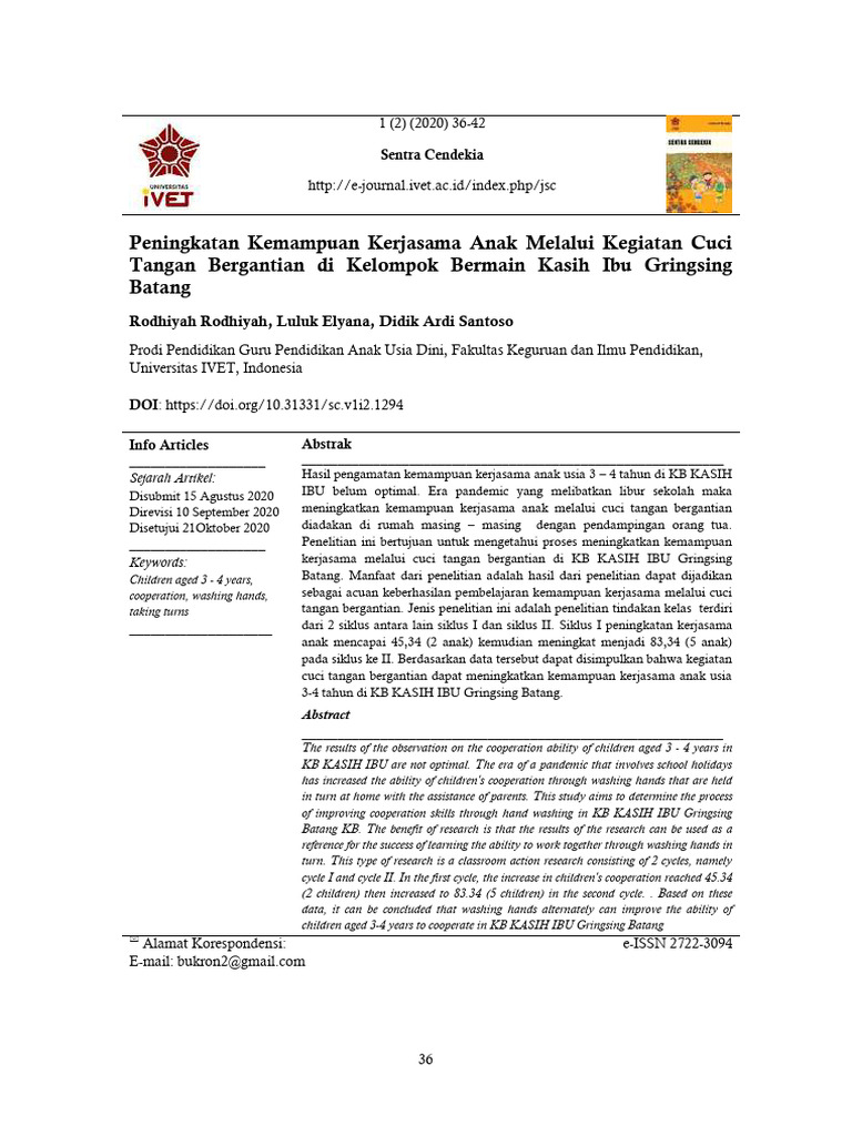 Contoh Artikel Buat BD Eka | PDF