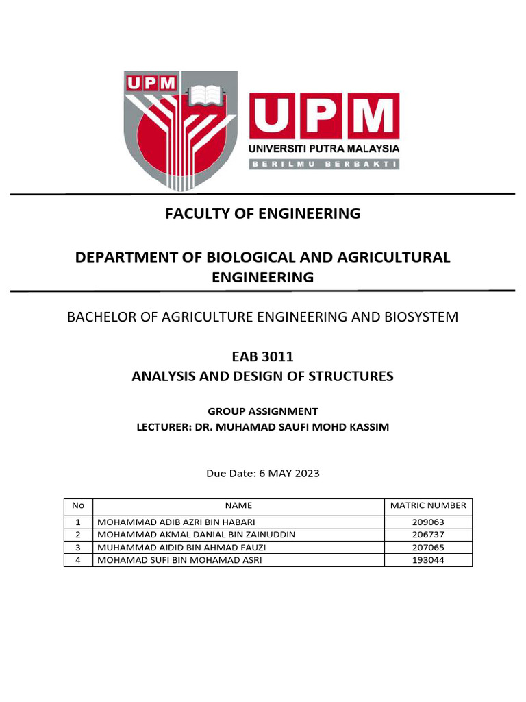 Resubmission Group Assignment-Group 8 | PDF | Mechanics | Elasticity (Physics)