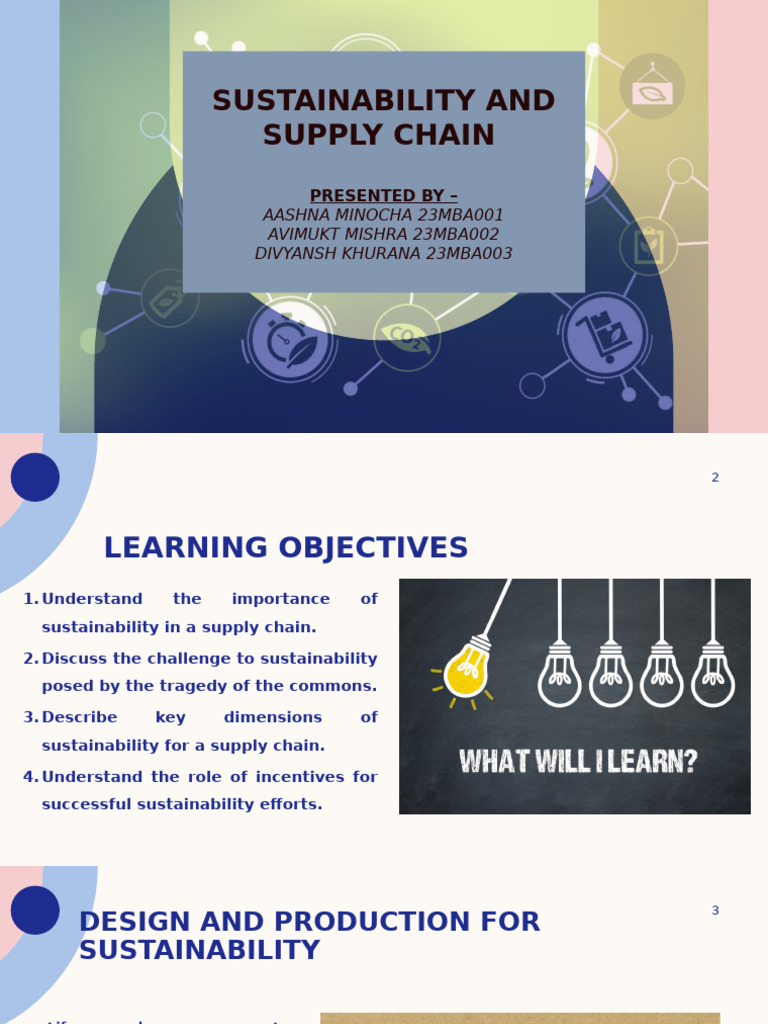 Sustainable Supply Chain Strategies | PDF | Sustainability | Life Cycle ...
