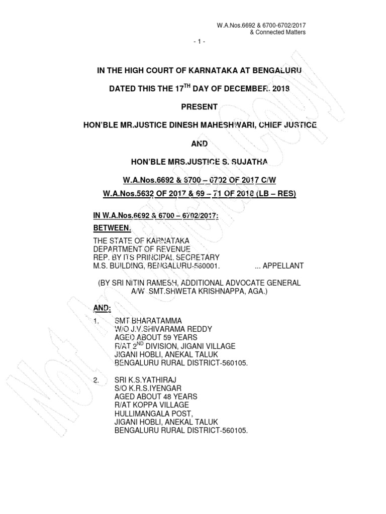 Wa6692 17 17 12 2018 | PDF | Appeal | Interlocutory Appeal