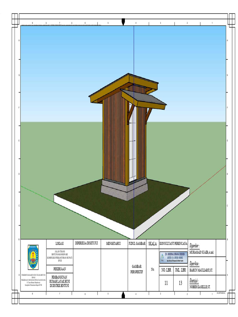 Tampak Samping Mck 3d | PDF
