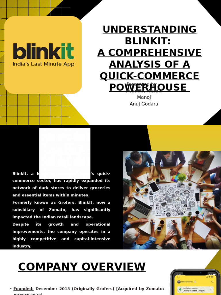 Blinkit FY24: ₹12,469 Crore GOV Insights | PDF | Market (Economics ...