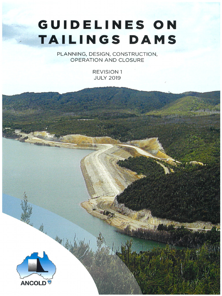 ANCOLD Rev 1 Guidelines On Tailings Dam (Planning, Design, Construction ...