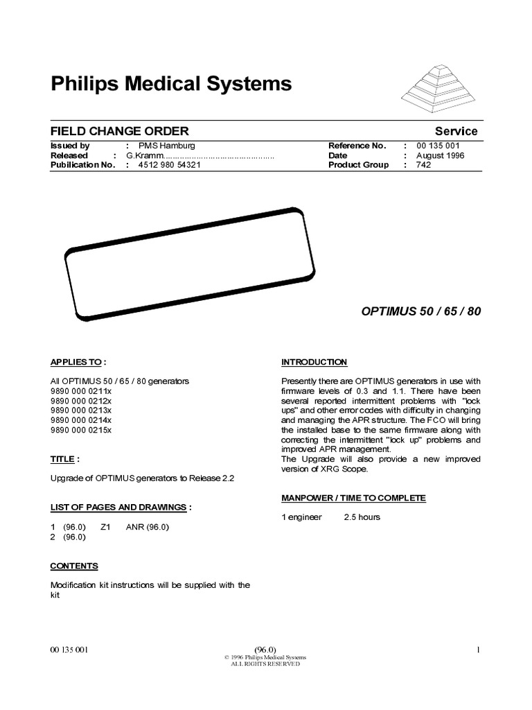Philips Optimus Field Change | PDF | Computer Hardware | Computer Science