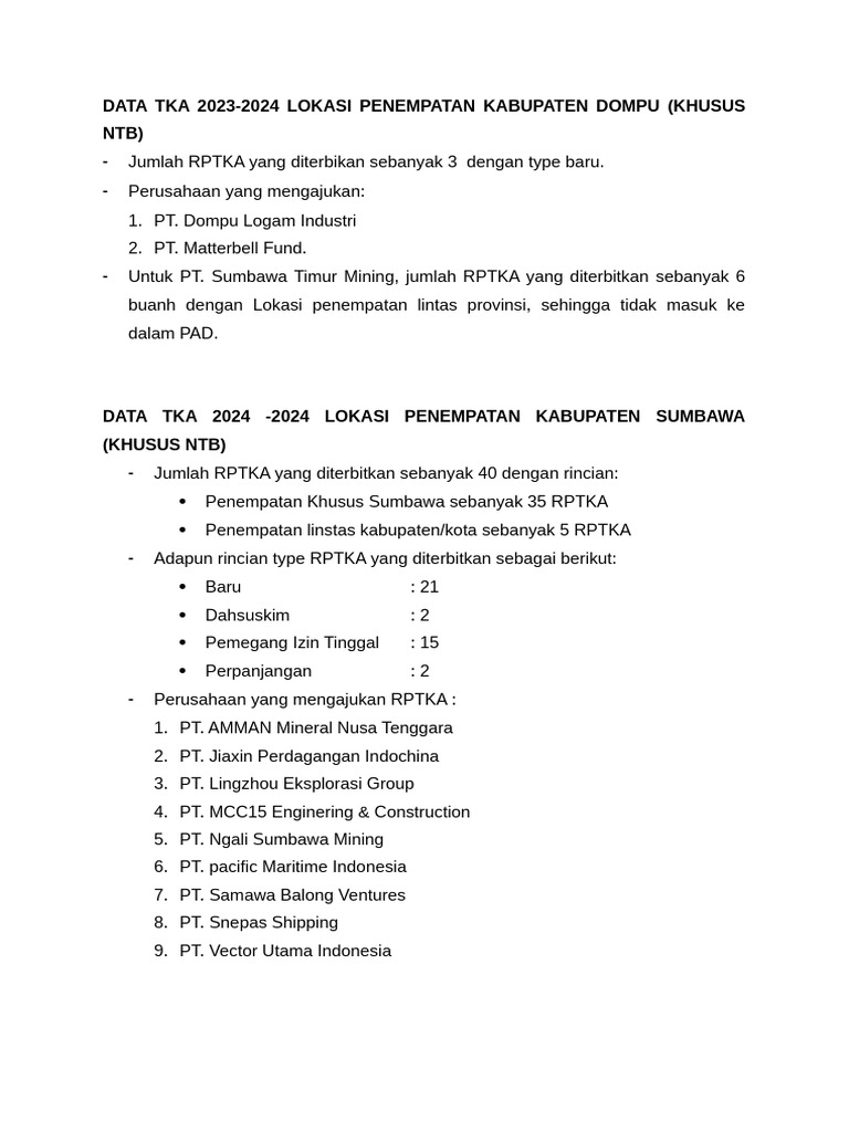 Data Tka 2023-2024 | PDF