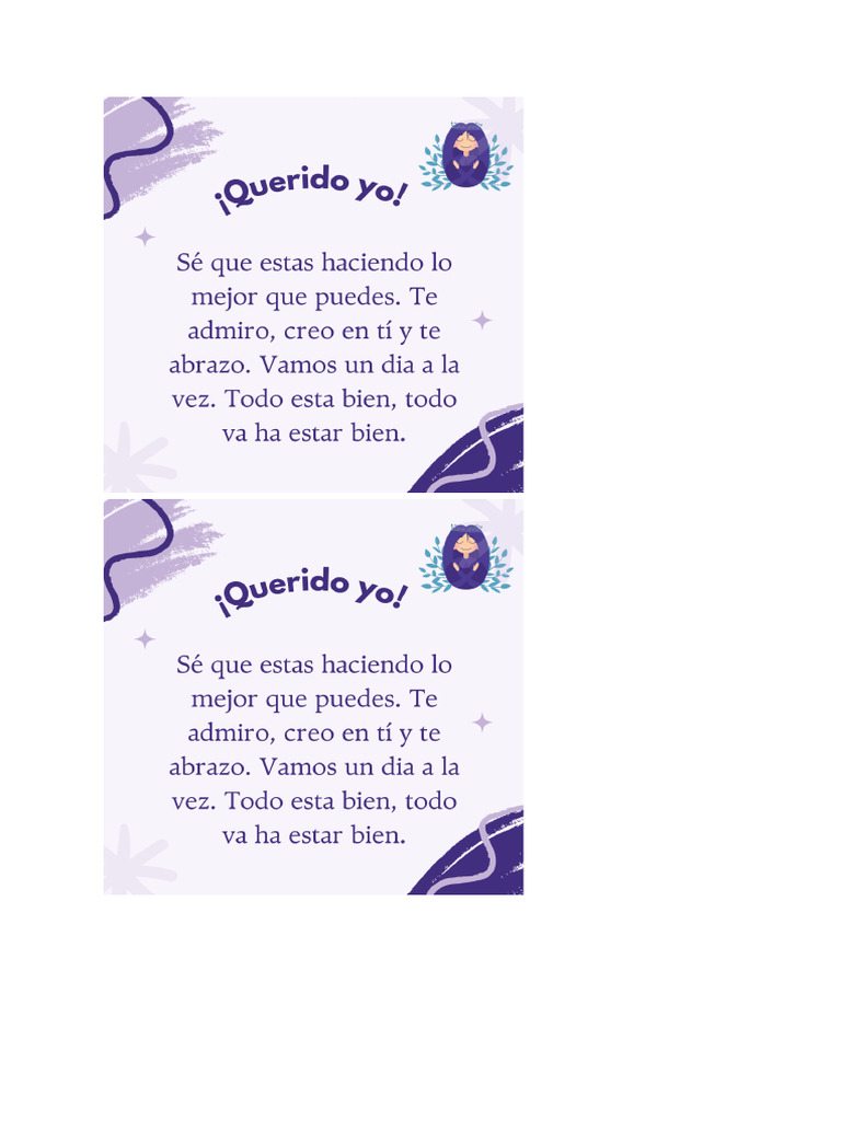 Querido Yo | PDF