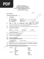SOCO Report Form #1 Guidelines | PDF | Crime Scene | Camera