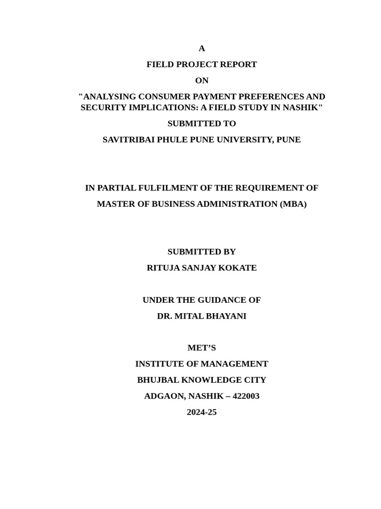 Field Project | PDF | Computer Security | Security