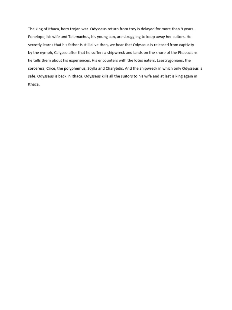 The Odyssey | PDF